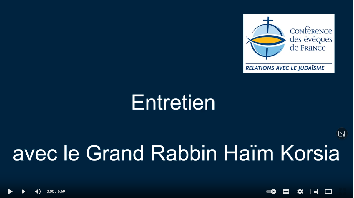 Entretien avec le Grand Rabbin de France, Haïm Korsia - Service ...